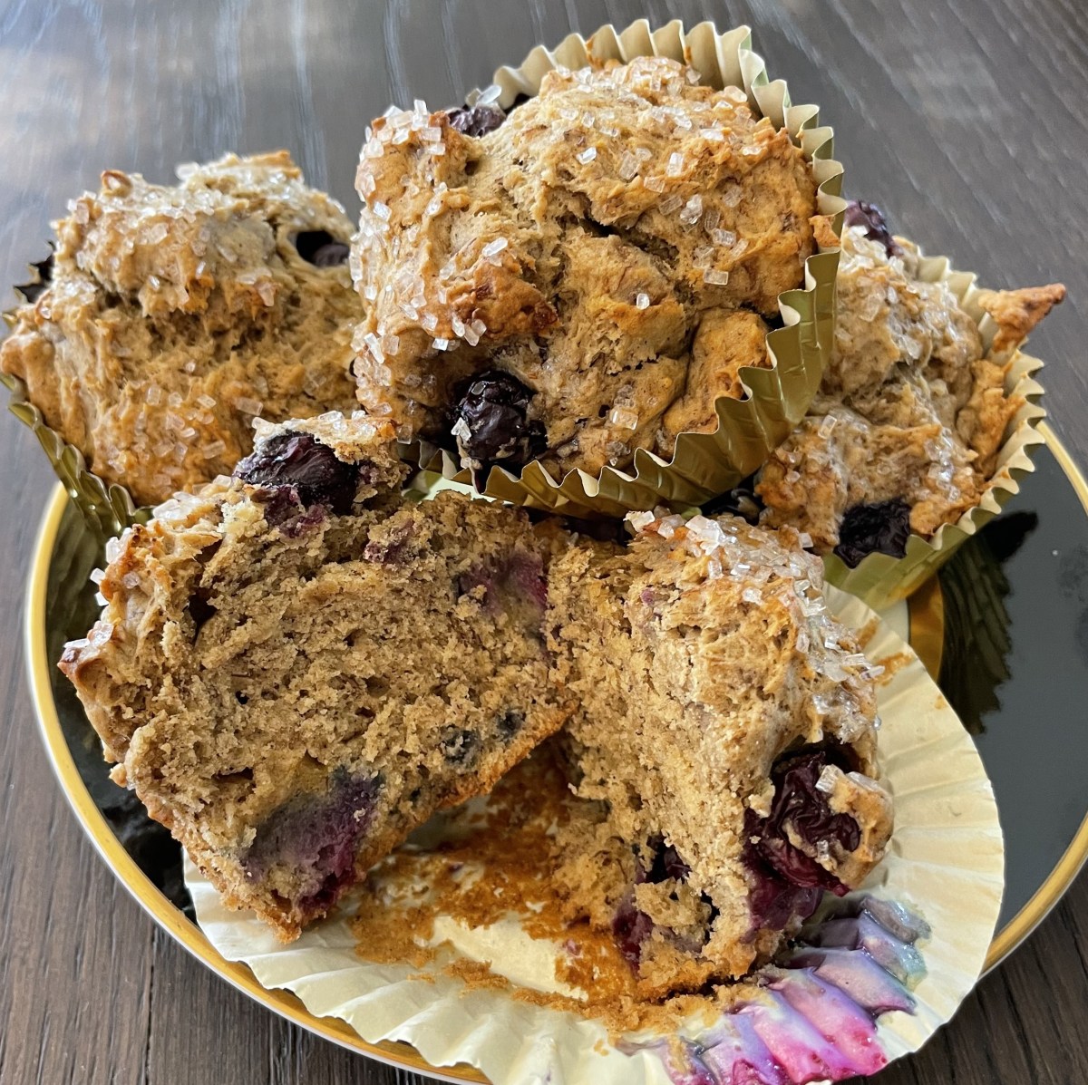Banana Blueberry Muffins – Ugly Desserts
